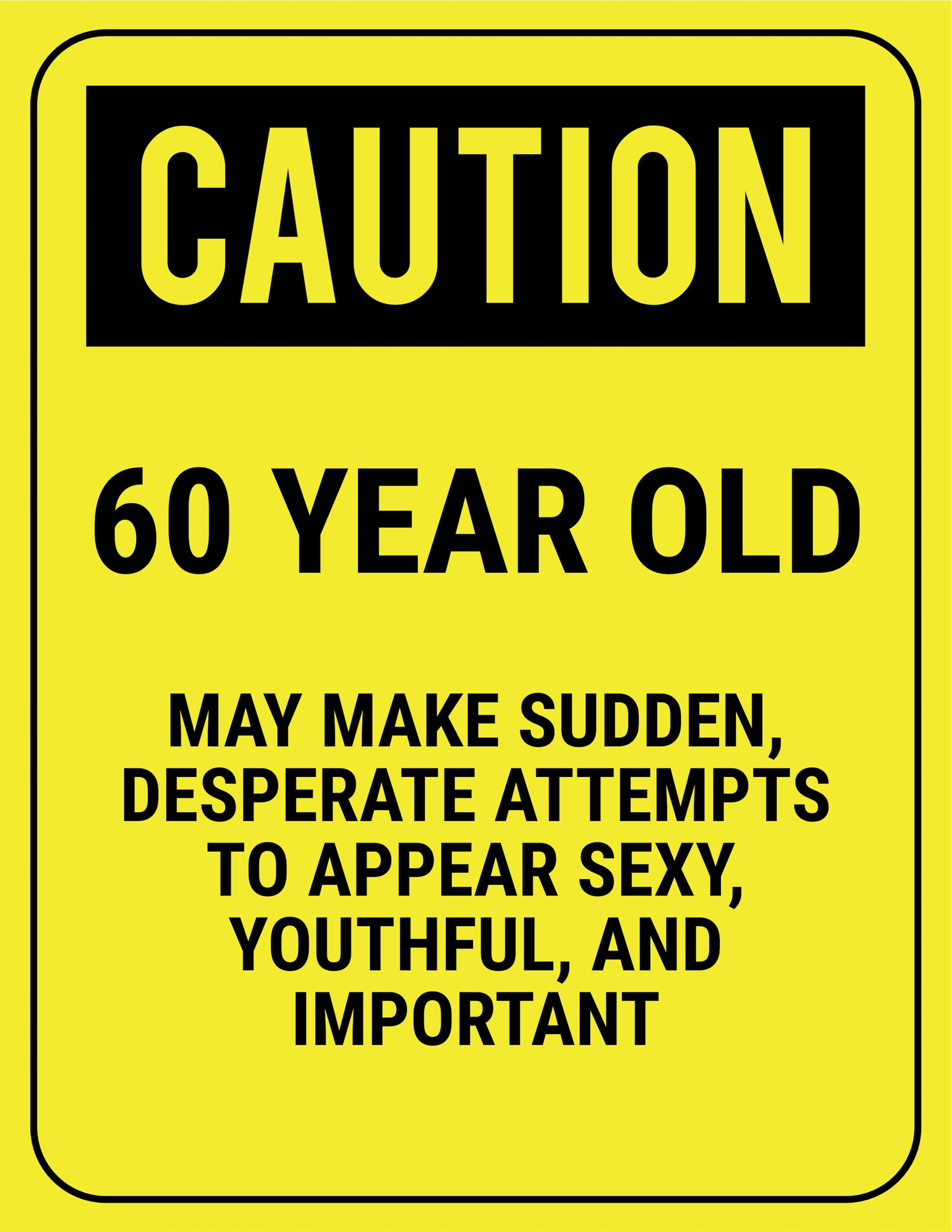 Funny 60th Birthday Gag Gifts